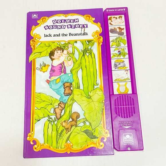 Golden Sound story | Accents | Vintage Jack And The Beanstalk Golden ...